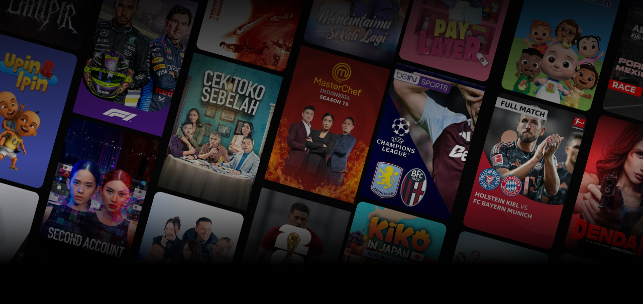 Live Streaming TV & Series di Vision+